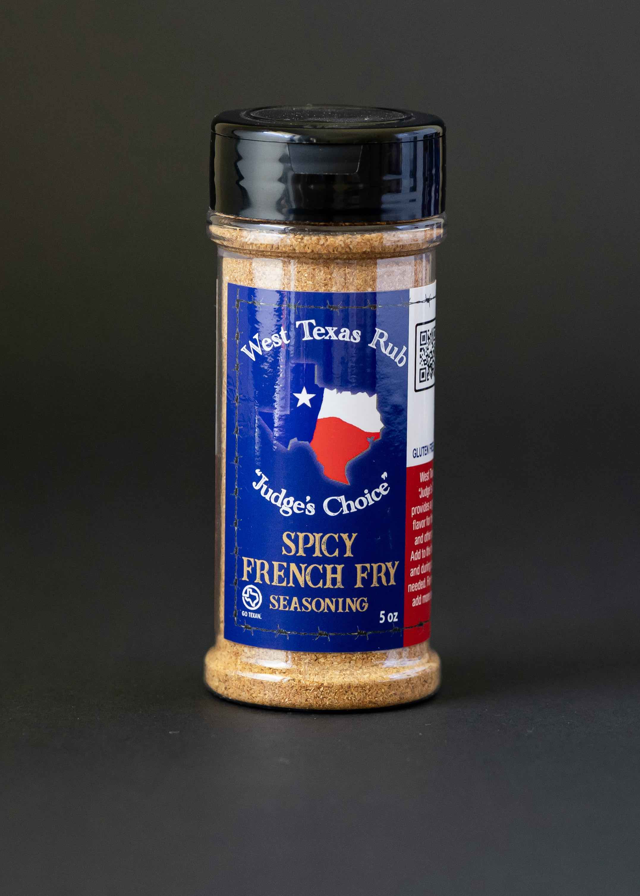 Spicy French Fry Seasoning - West Texas Rub "Judge's Choice"